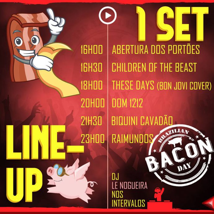 Brazilian Bacon Day divulga line-up - Difusora 97.1